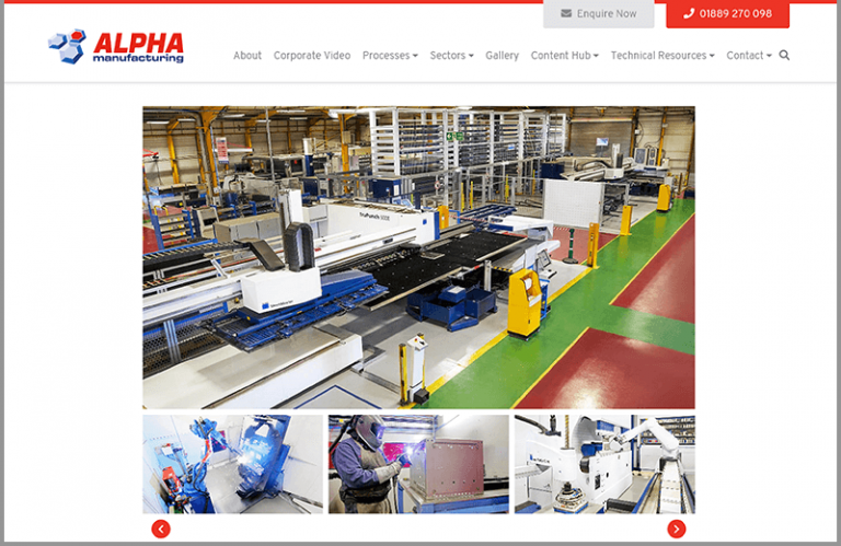 Alpha’s New-Look Website Goes Live - Alpha Manufacturing