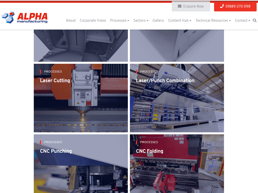 Alpha’s New-Look Website Goes Live - Alpha Manufacturing
